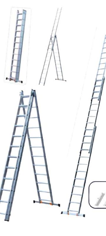 Tangga sliding aluminium 9 meter