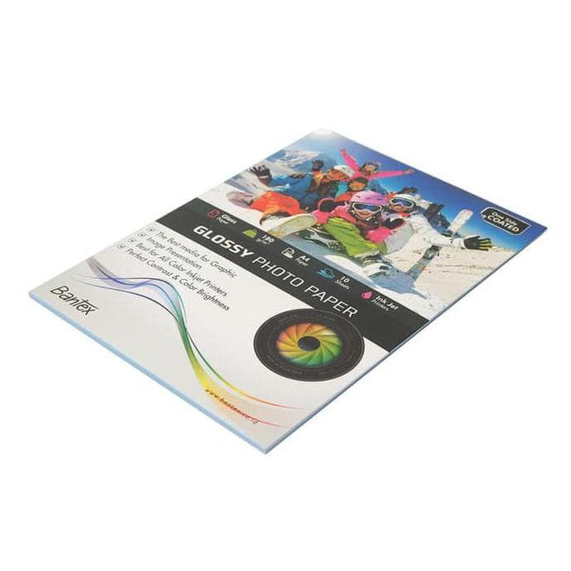Ink Jet Photo Paper A4 Glossy (10 Sheets) 180gr