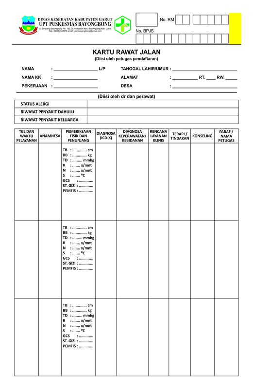 Kartu Rekam Medis Rajal