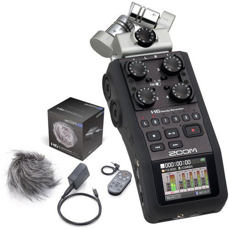 ZOOM H6 HANDY RECORDER - PAKET BUNDLE