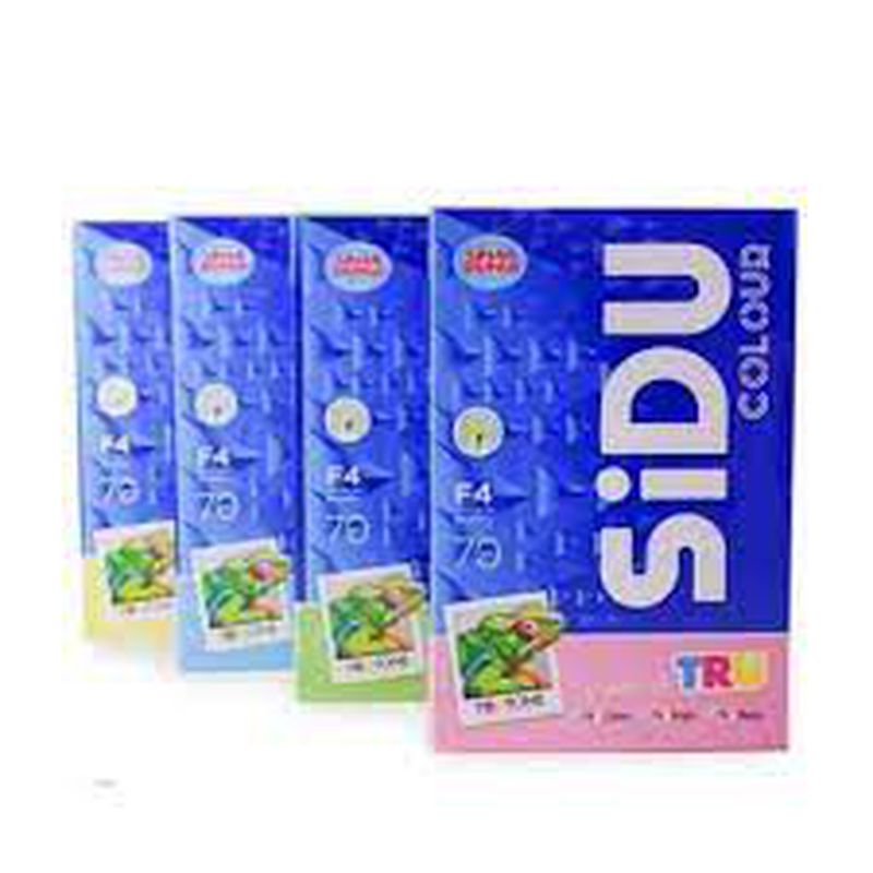 KERTAS HVS SIDU F4 WARNA 70gsm - Hijau