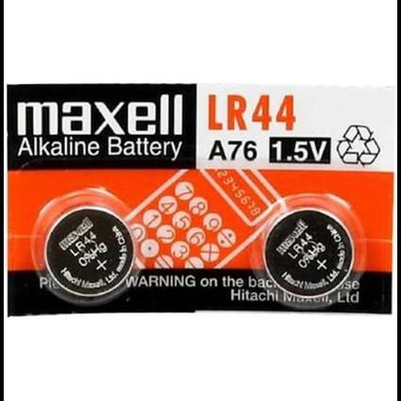 Baterai Lithium Maxel LR 44 (Kancing)