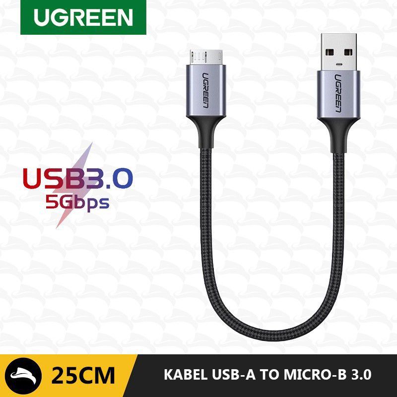 UGREEN 20117 Kabel HDD Harddisk Hard Drive Disk USB to Micro B 3.0