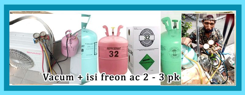 ISI FREON AC + VACUM 2 - 3 PK