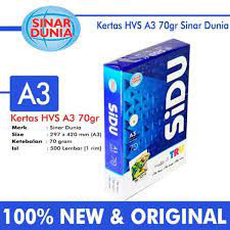 KERTAS HVS A3 70gr