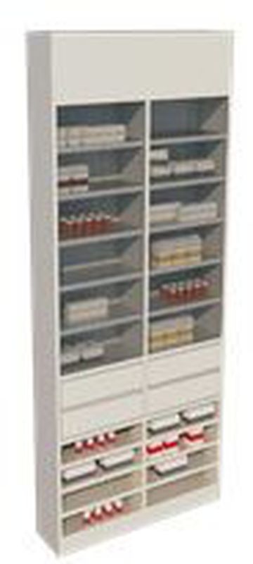 Lemari/ Rak Obat Pintu Kaca