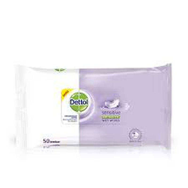 Dettol Wipes Sensitive 50s