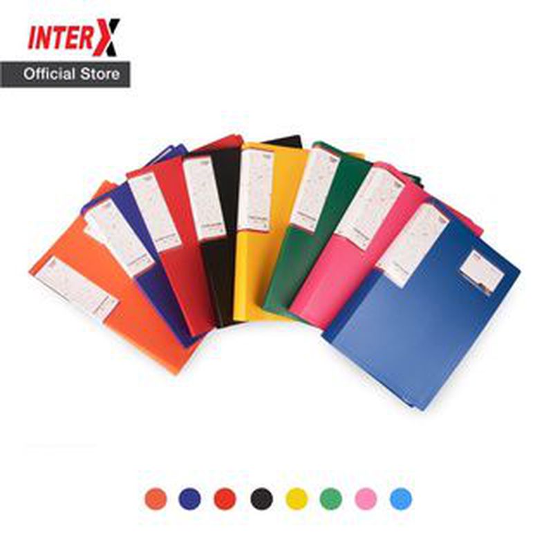 Clear holder f4 folio 100 lembar inter X