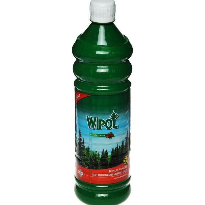 Wipol Karbol Wangi Classic Pine Botol 750ml