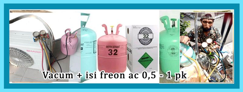 ISI FREON AC + VACUM 0,5 - 1 PK