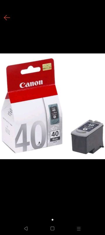 TINTA PRINTER CANON 40 BLACK