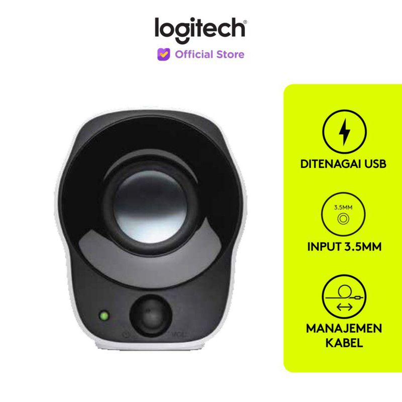 Logitech Z121 2.0 Stereo Speaker USB Compact/Speaker Logitec