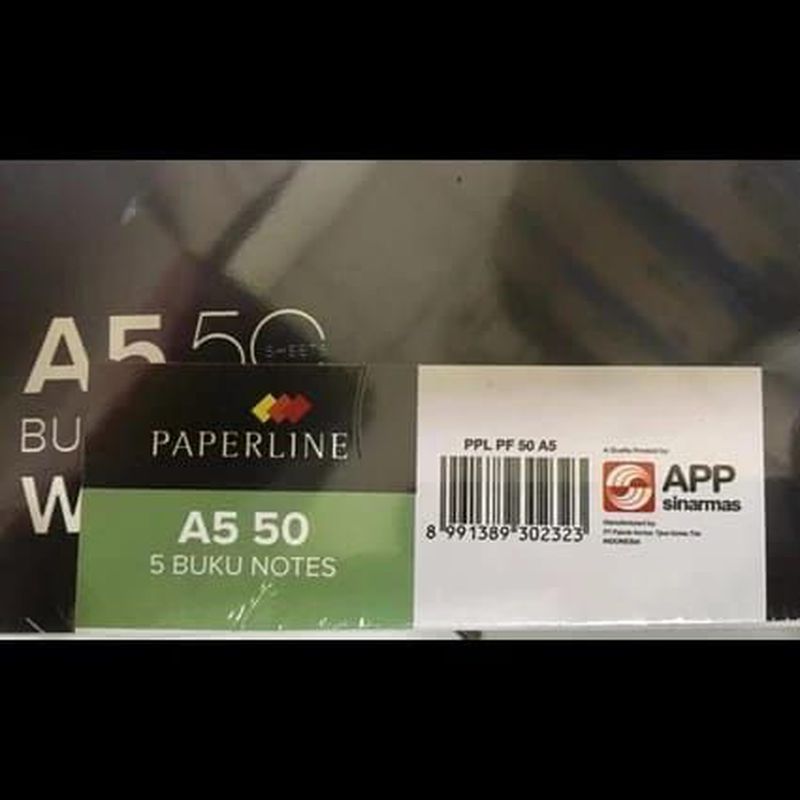 Block Note Writing Pad A5 Paperline