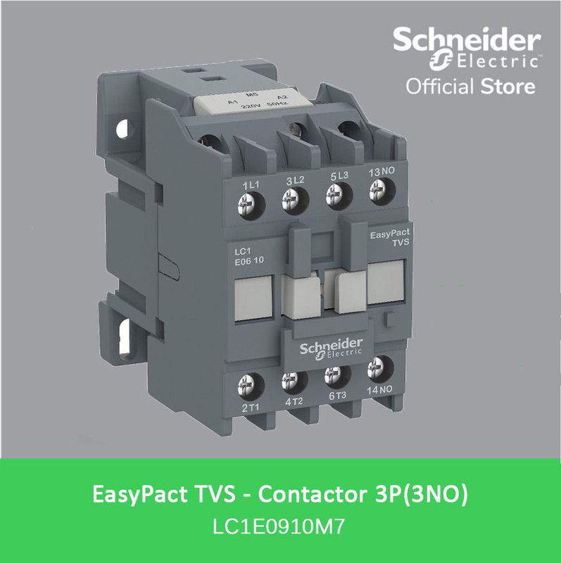 SCHNEIDER CONTACTOR LC1E0910M7 50Hz 220V