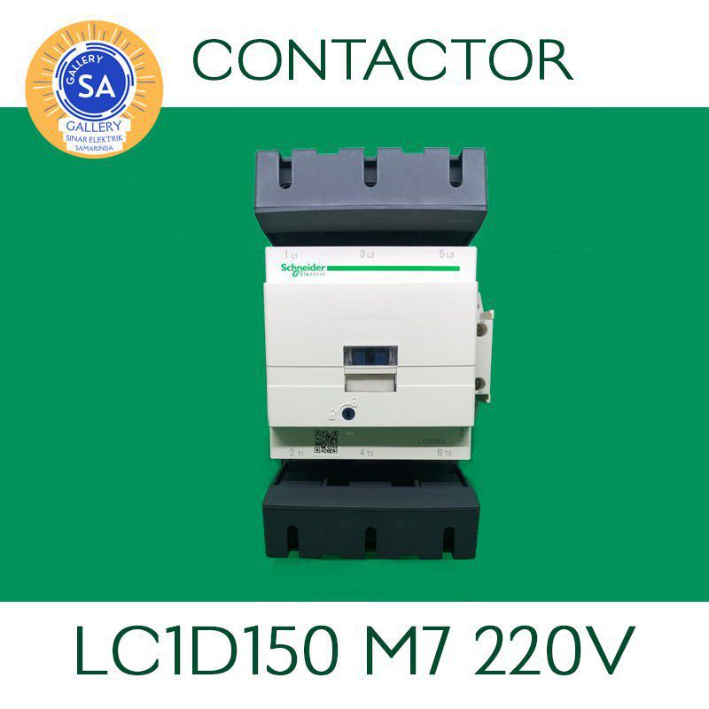 SCHNEIDER CONTACTOR + COIL LC1D150M7 220V