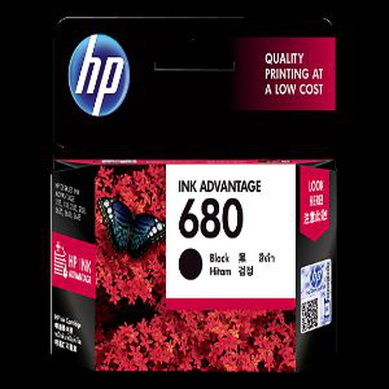 HP INC HP 680 BLACK ORIGINAL INK CARTRIDGE