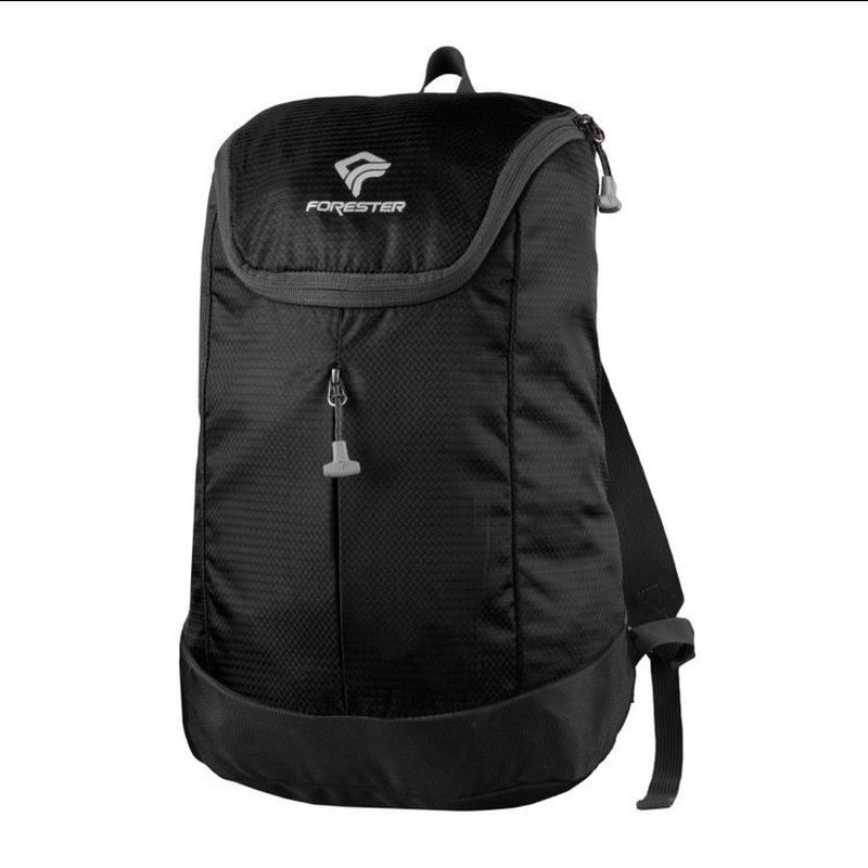Tas Ransel/ Backpack/ Foldable Bag - Hitam - Hitam