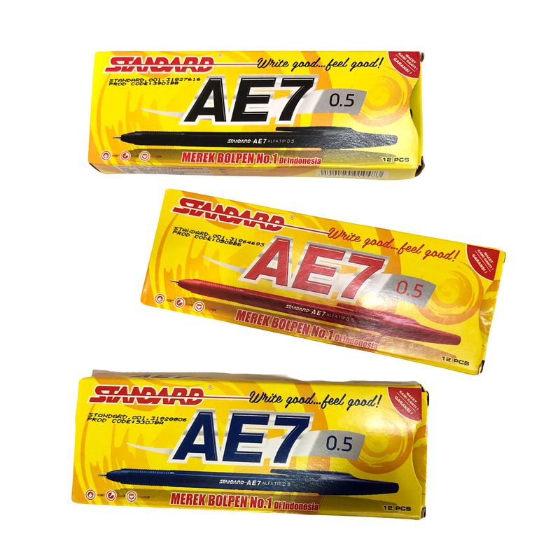 PENA STANDARD AE7 0.5 - Hitam