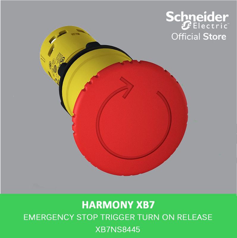 SCHNEIDER EMERGENCY STOP XB7NS8445