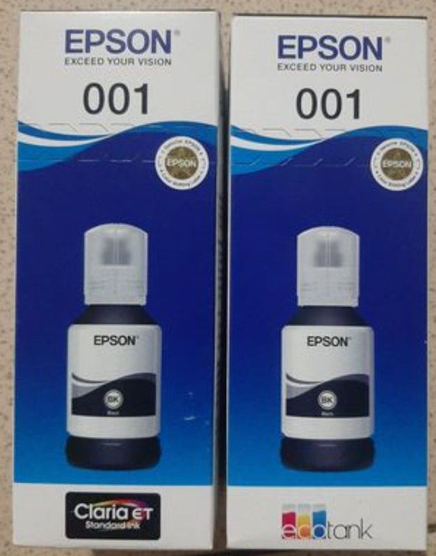 TINTA EPSON 001 HITAM ASLI