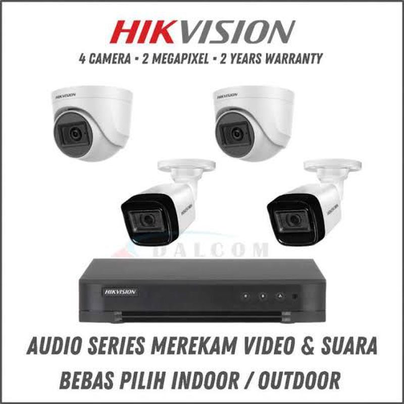 HIK VISION. PAKET 4 CAMERA