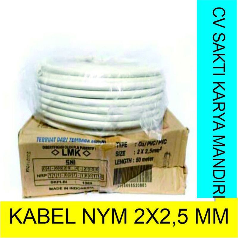 Kabel NYM 2 x 2,5 mm