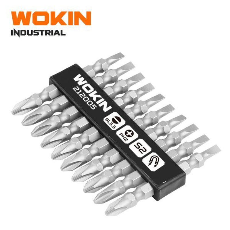 WOKIN 10pcs Double End Screwdriver Bits Set