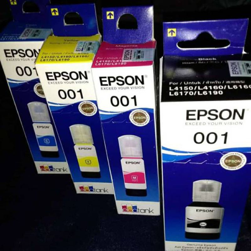 TINTA EPSON 001 WARNA WARNI