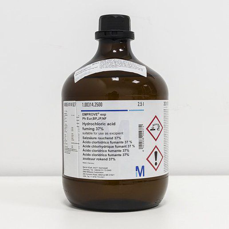 Hydrochloric acid Fuming 37% for analysis