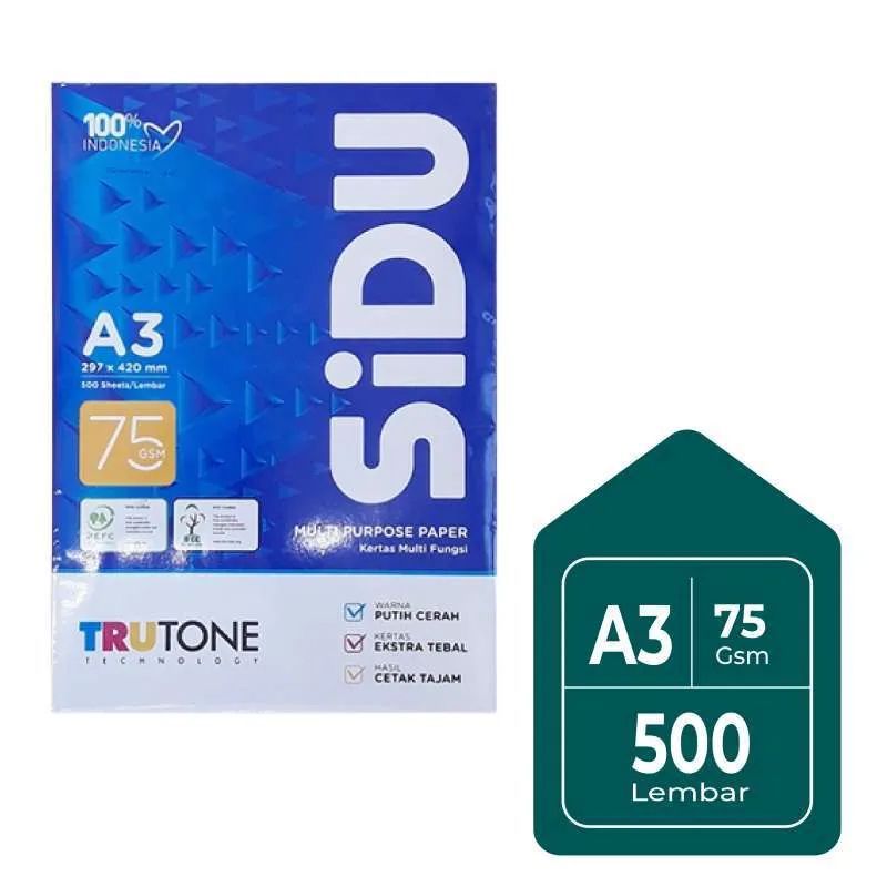 Kertas HVS A3 75 GSM