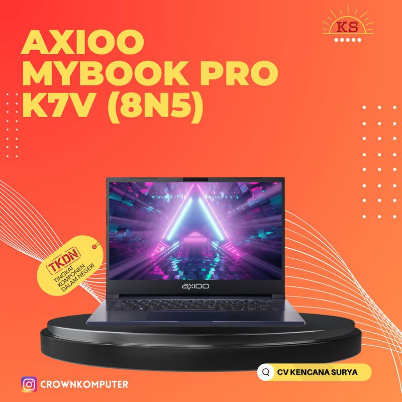 Axioo MyBook Pro K7V (8N5) - Abu-Abu