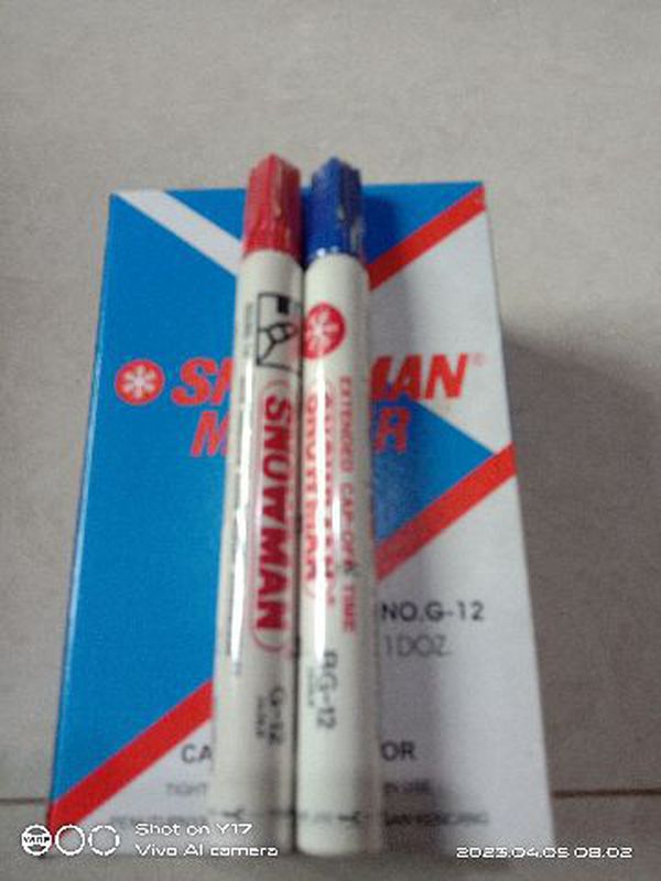 Spidol Permanent Merah
