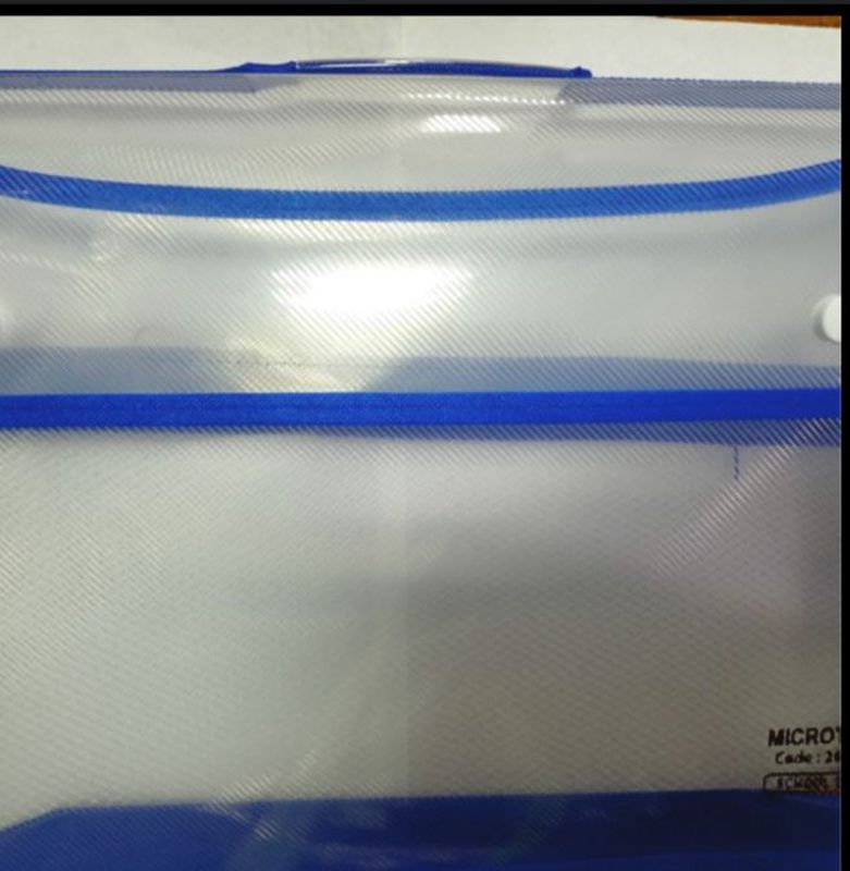 Map tas plastik kancing dua