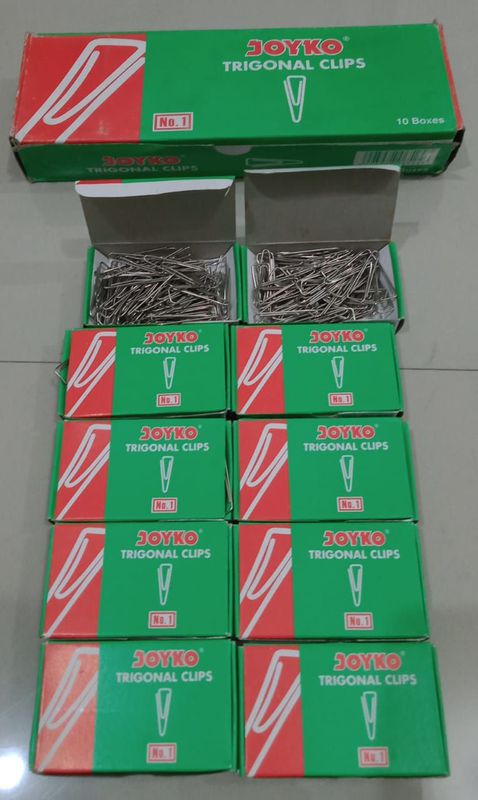Paper Clips Trogonal No.1 (1 Slp isi 10 kotak)