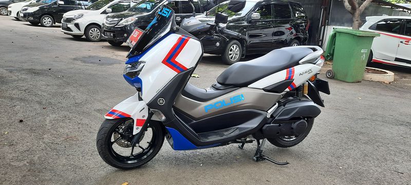 DAV Korea Metalic Candy Blue Full Police untuk motor