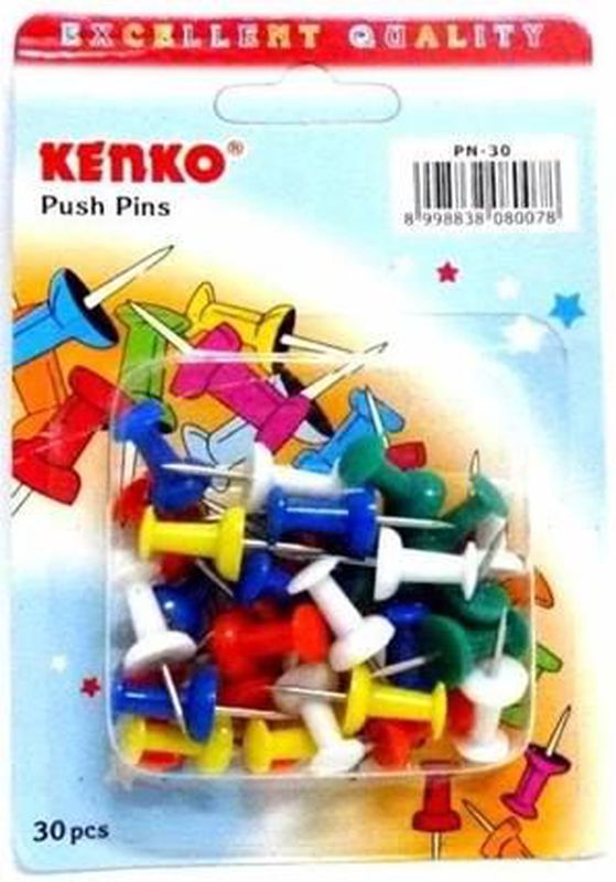 Kenko Push Pin PN 30 Warna Warni