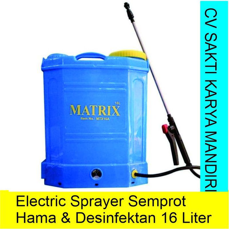 Electric Sprayer Semprot Hama & Desinfektan 16 Liter
