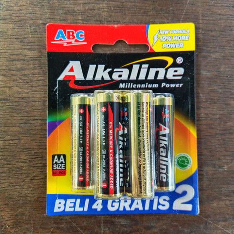 Baterai A2 Alkaline isi 4
