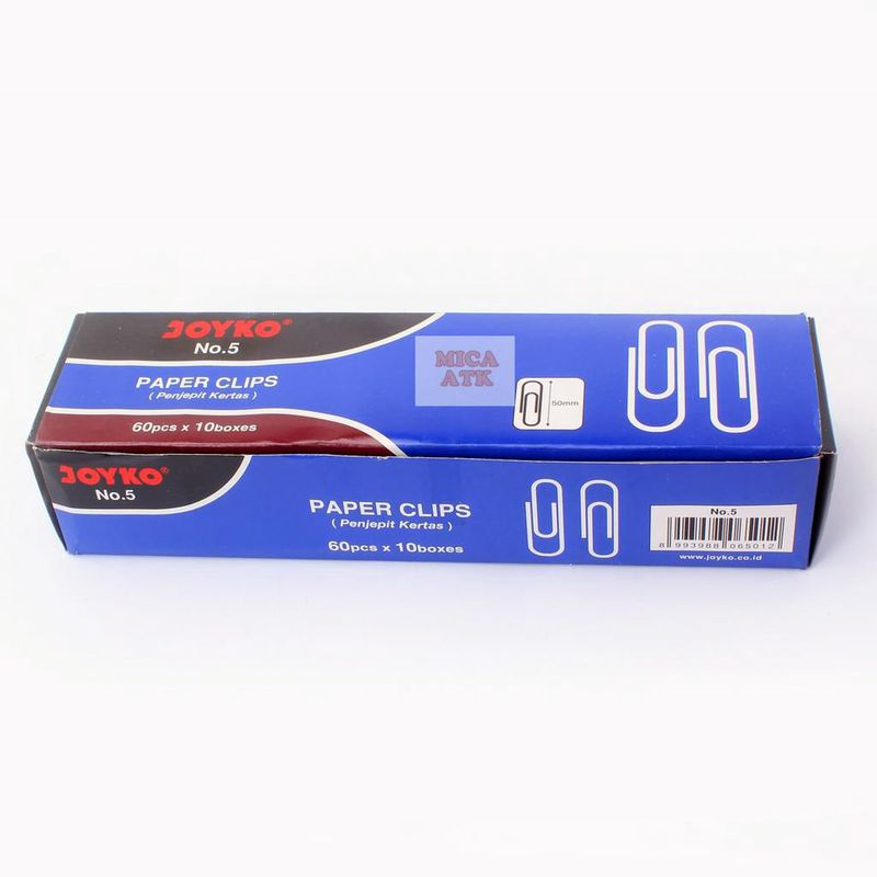 Paper Clip No. 5 Joyko (Slop/Isi 10 Pck)