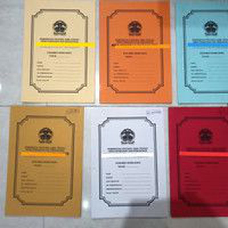 Map Biasa Dibuat & Dicetak - Merah