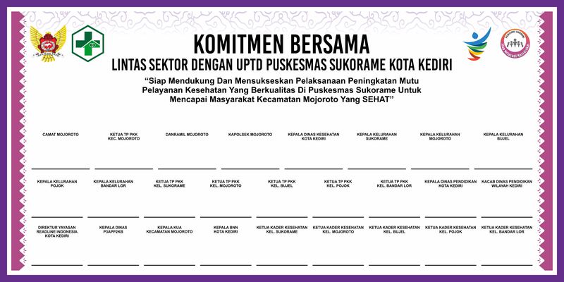 (Pre Order) Papan Komitmen 2x1