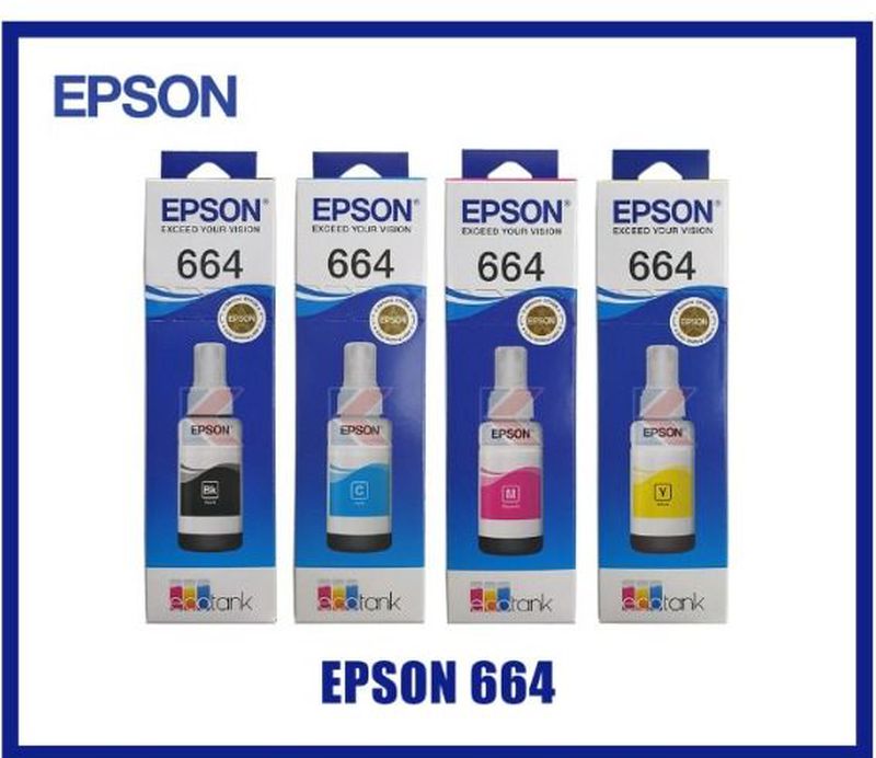 Tinta Epson 664 (T664) Original - Hitam