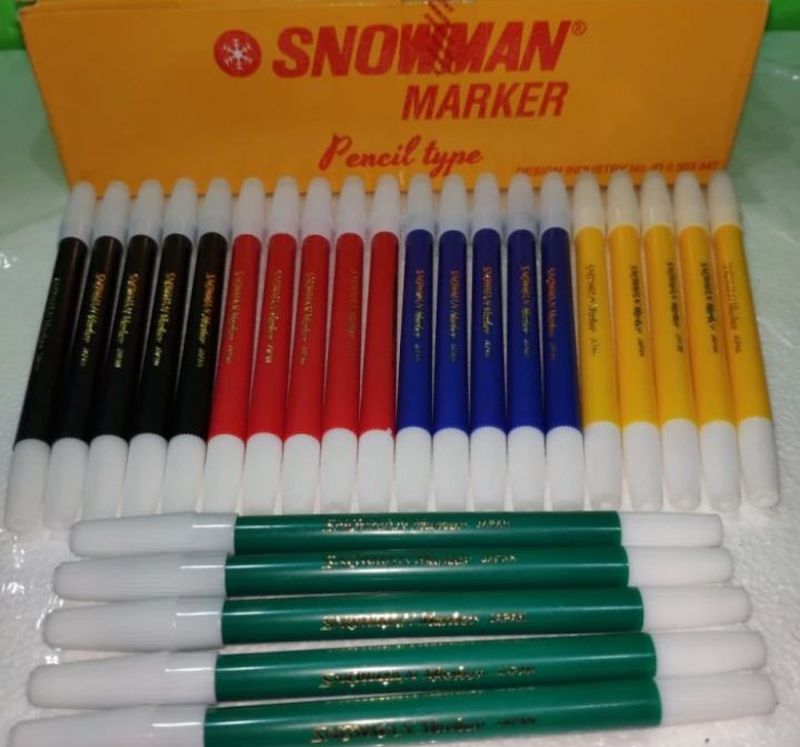 Spidol Kecil Snowman Biru