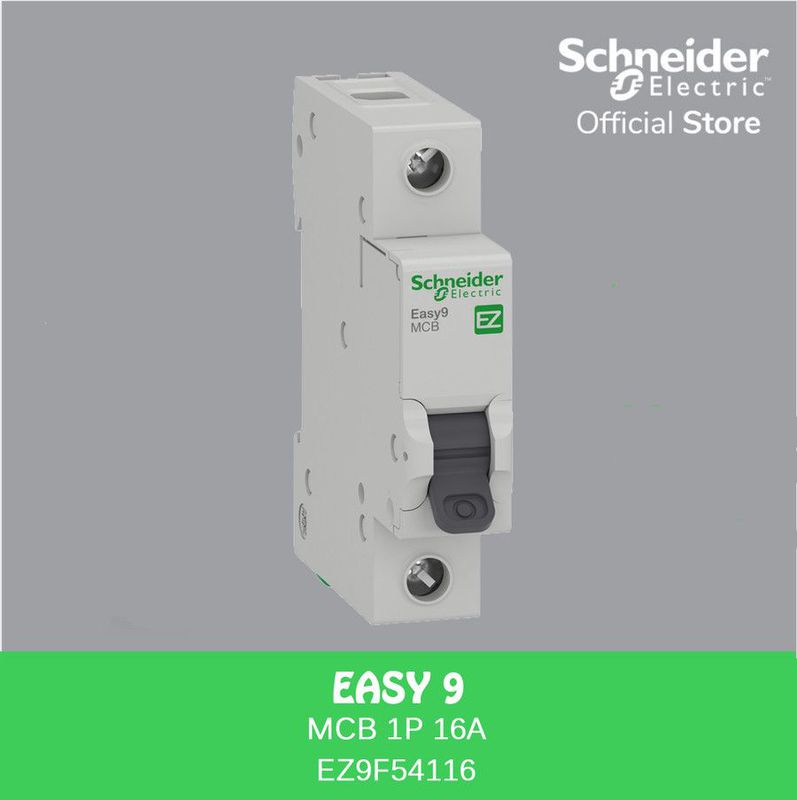 SCHNEIDER MCB EASY9 1P 16A EZ9F54116