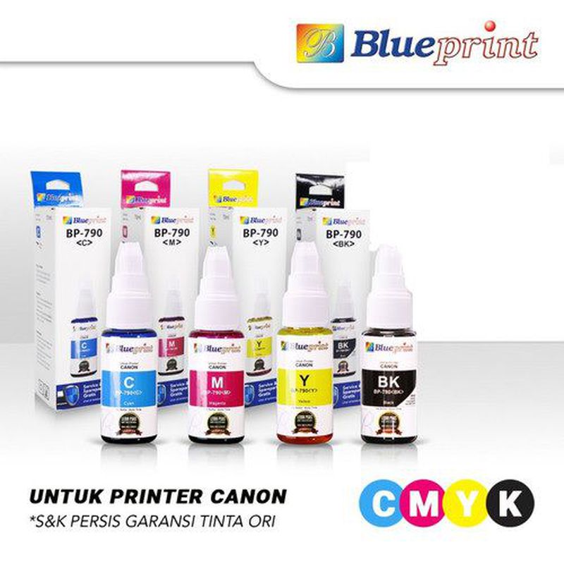 Tinta Canon 790 Blueprint - Merah