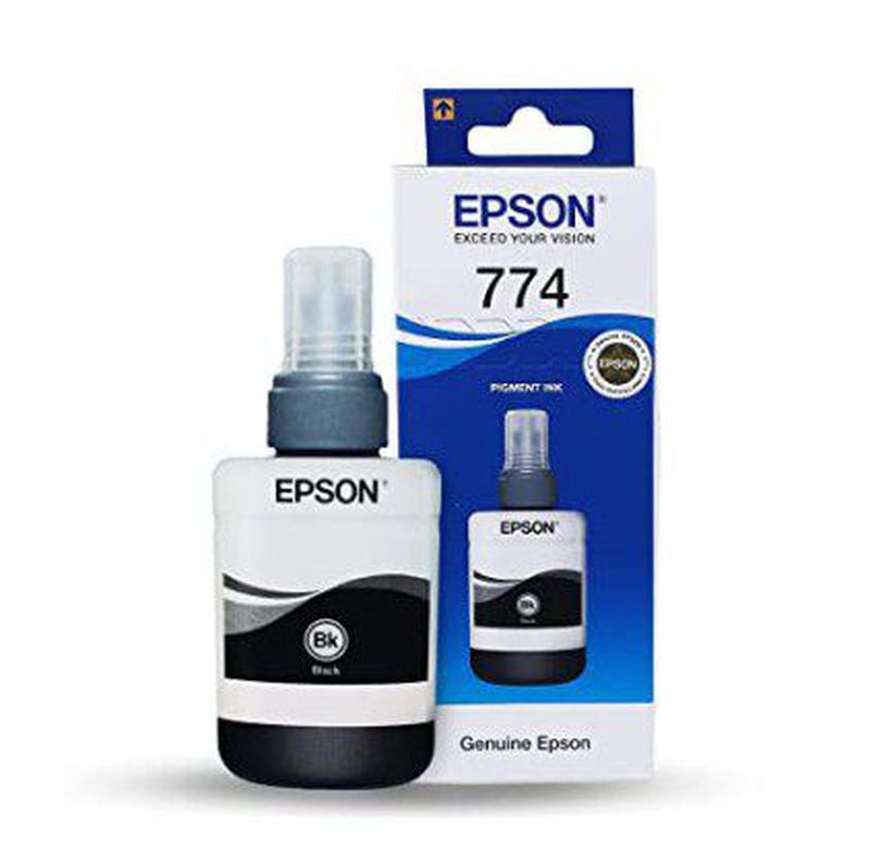 Tinta Epson Original Tinta 774 T7741 Printer L1455 Black 5546