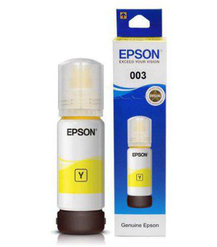 TINTA EPSON 003 L-SERIES 100% ORIGINAL B-C-M-Y - YELLOW