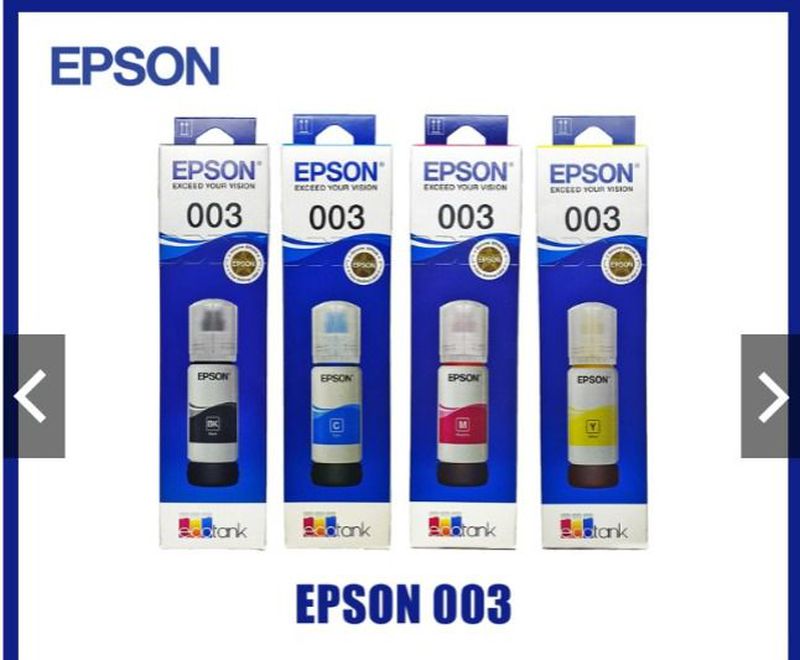 Tinta Epson 003 Original (Black, Cyan, Magenta, Yellow) - Yellow