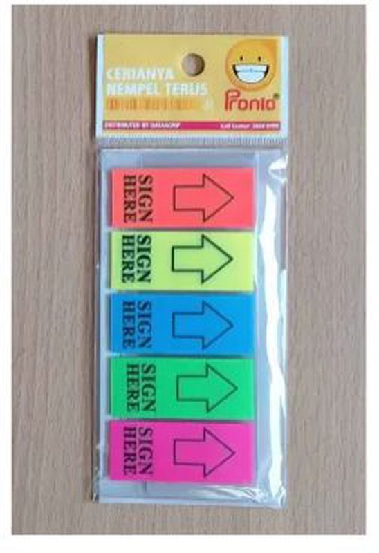 Pronto Post it sign here