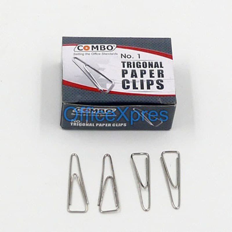 Penjepit Kertas / Paper Clip Kecil / Trigonal Paper Clip No 1 Combo